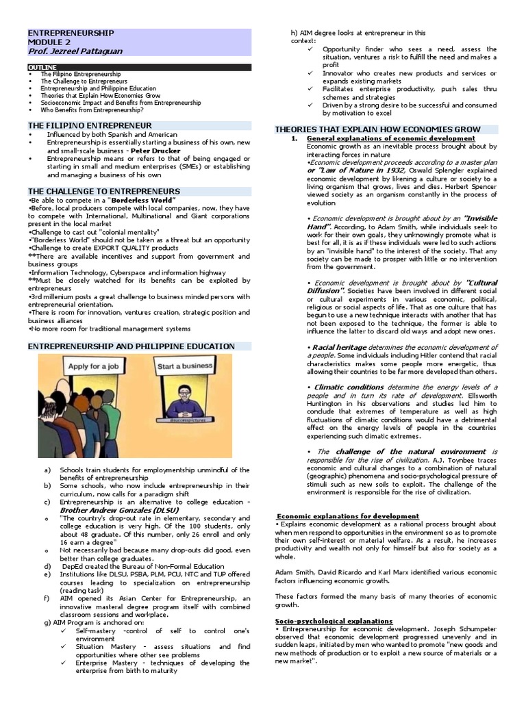 Entrep-Module 1-Part 2 | PDF | Entrepreneurship | Taxes Entrep-Module 1-Part 2 | PDF | Entrepreneurship | Taxes