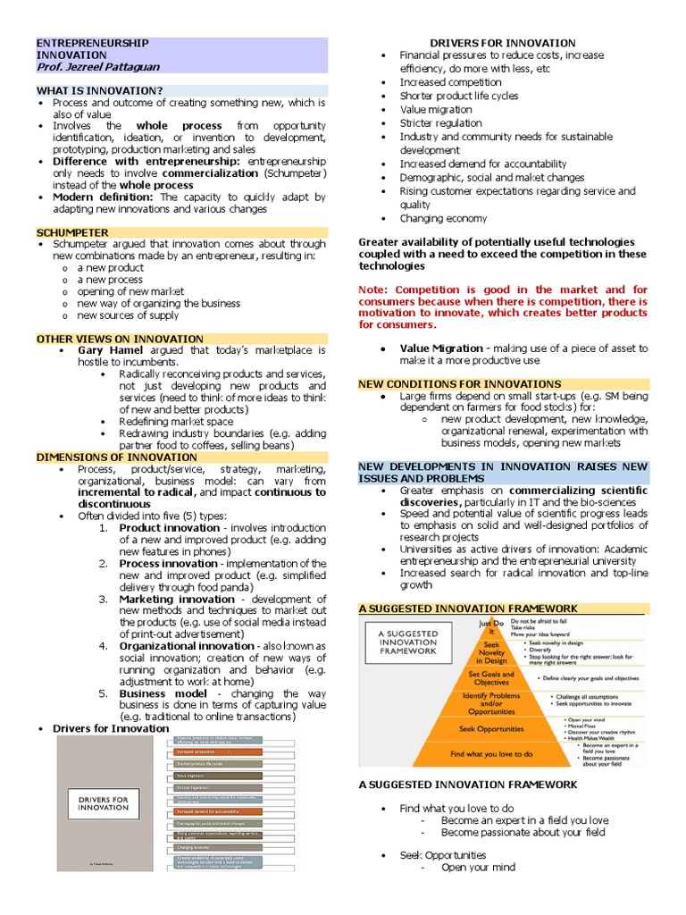 Entrep-Module 2-Part 1 | PDF | Creativity | Innovation