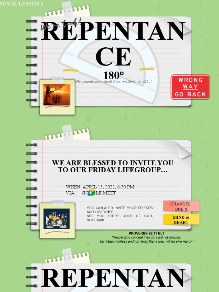 Repentance | PDF | Forgiveness | Confession (Religion)