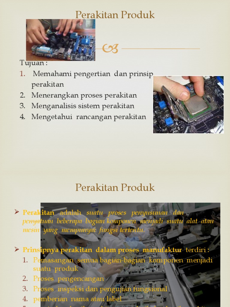 Perakitan Produk | PDF