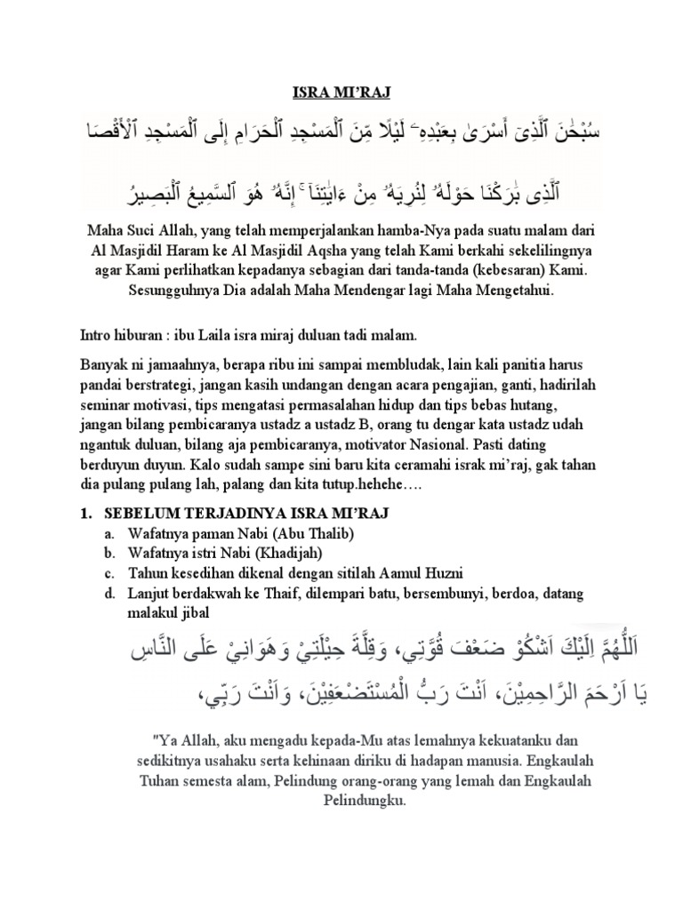 Isra Miraj | PDF