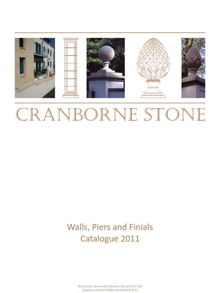 1882-Walls - Piers - and - Finials v1 | PDF