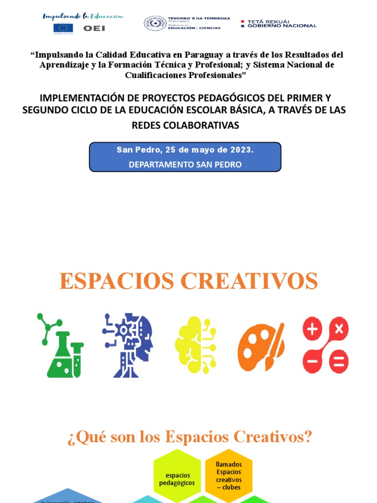 Espacios Creativos En Educación Básica Pdf Ciencia Cognitiva