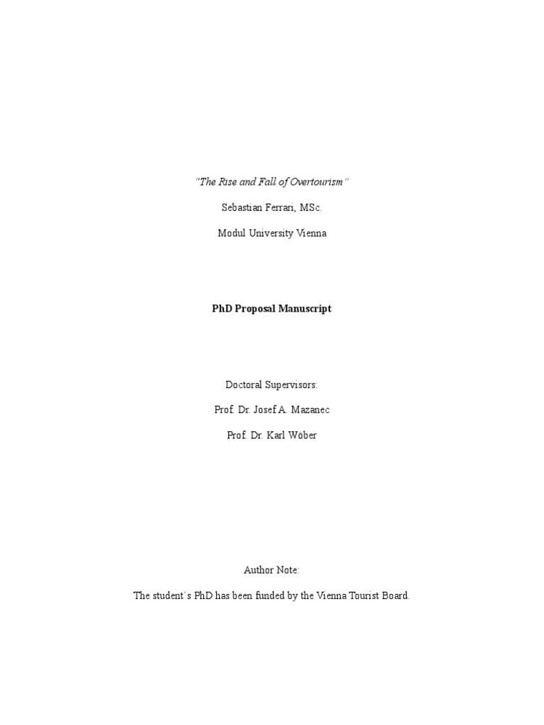 Ferari PHD Dissertation Proposal | PDF