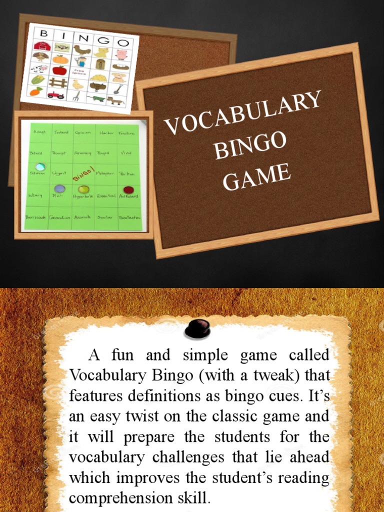 VOCABULARY-BINGO-GAME | PDF
