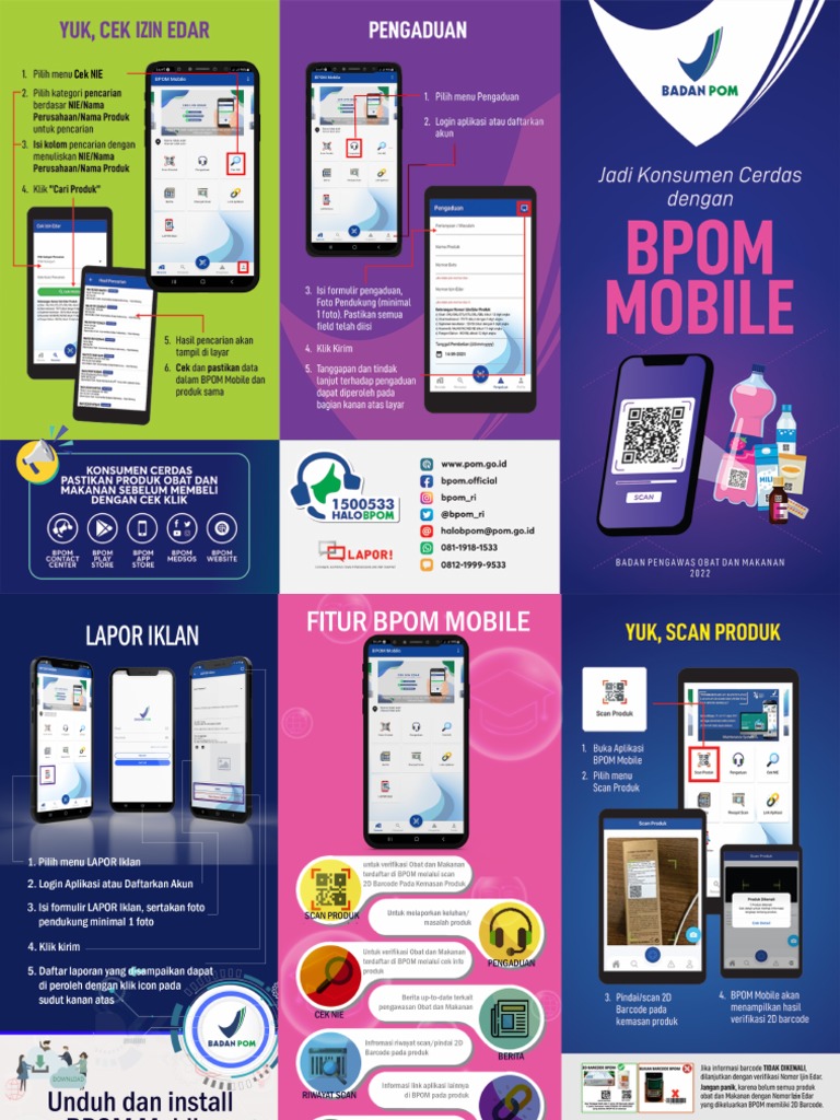 Leaflet BPOM Mobile - 2022 PDF | PDF