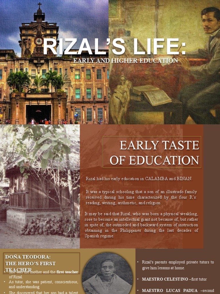 Rizal As A Student - Group 1 (Final Output) | PDF | Academic Degree ...