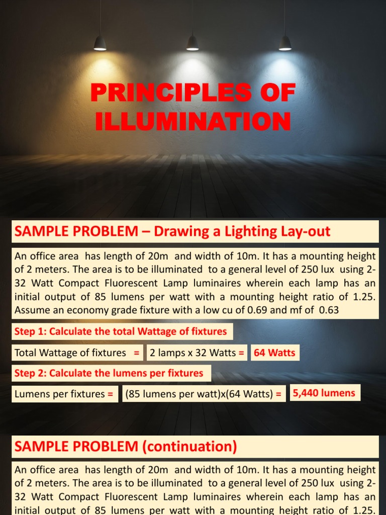 Step by Step Procedure in Considering Lighting Layout | PDF | Lighting ...