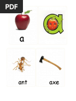 Aa Apple Alligator Ant Ax | PDF