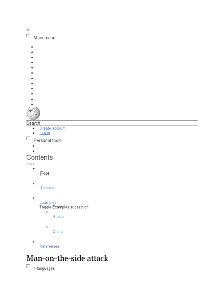 Man-On-The-Side Attack | PDF | Security | Computer Security
