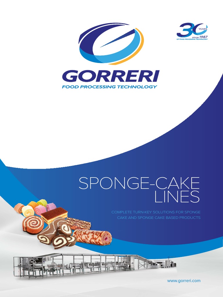 Sponge Cake Line Catalogue | PDF | Chocolate | Cakes