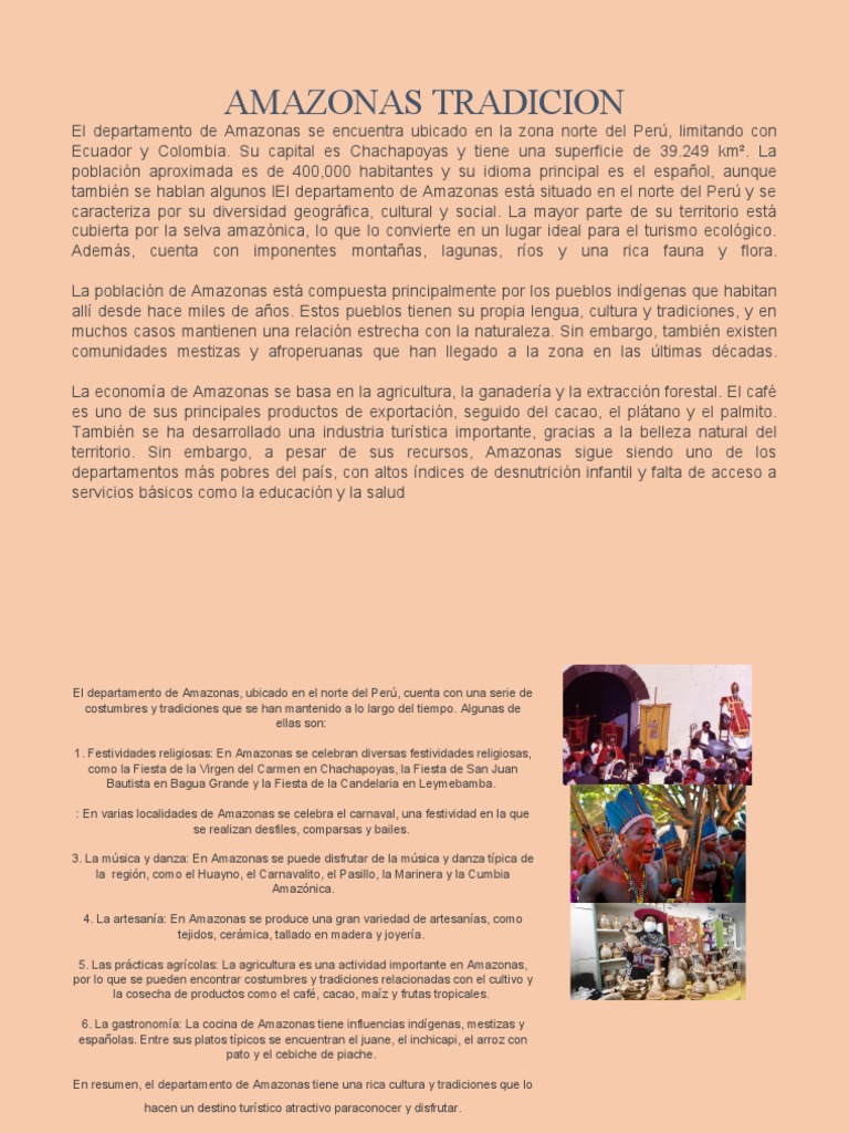 Amazonas Tradicion | PDF | Perú | Selva amazónica