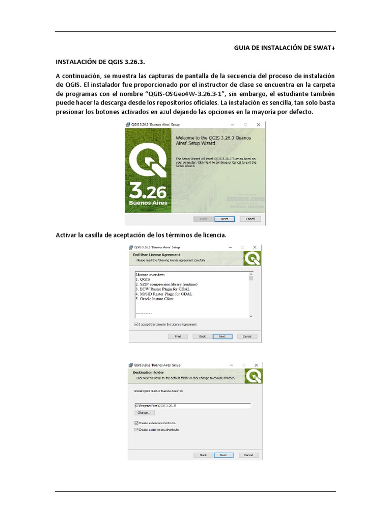 Instalación SWAT+ en QGIS 3.26.3 | PDF