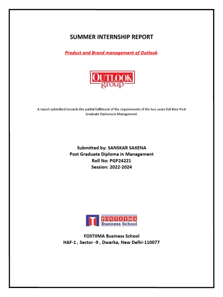 Sip Report | PDF | Brand | Brand Management