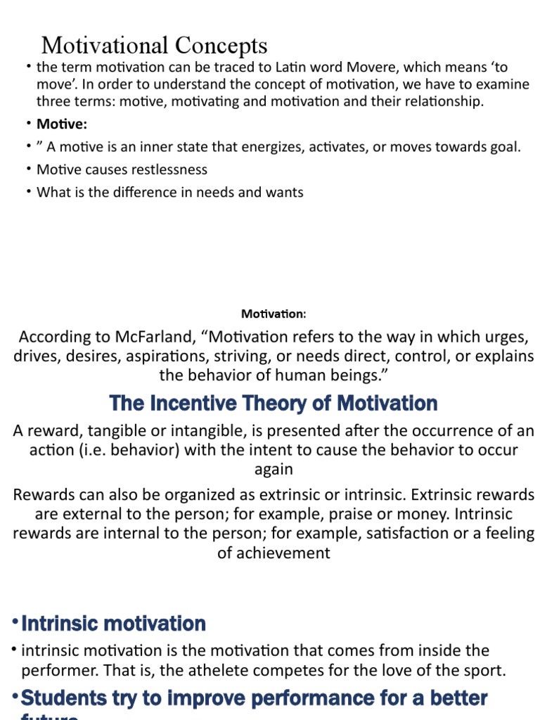 Unit 4 First Sem | PDF | Motivational | Motivation