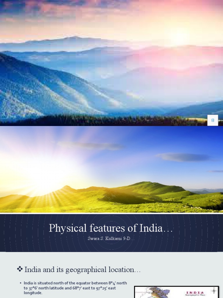 Key Physical Features of India | PDF | Island | Himalayas