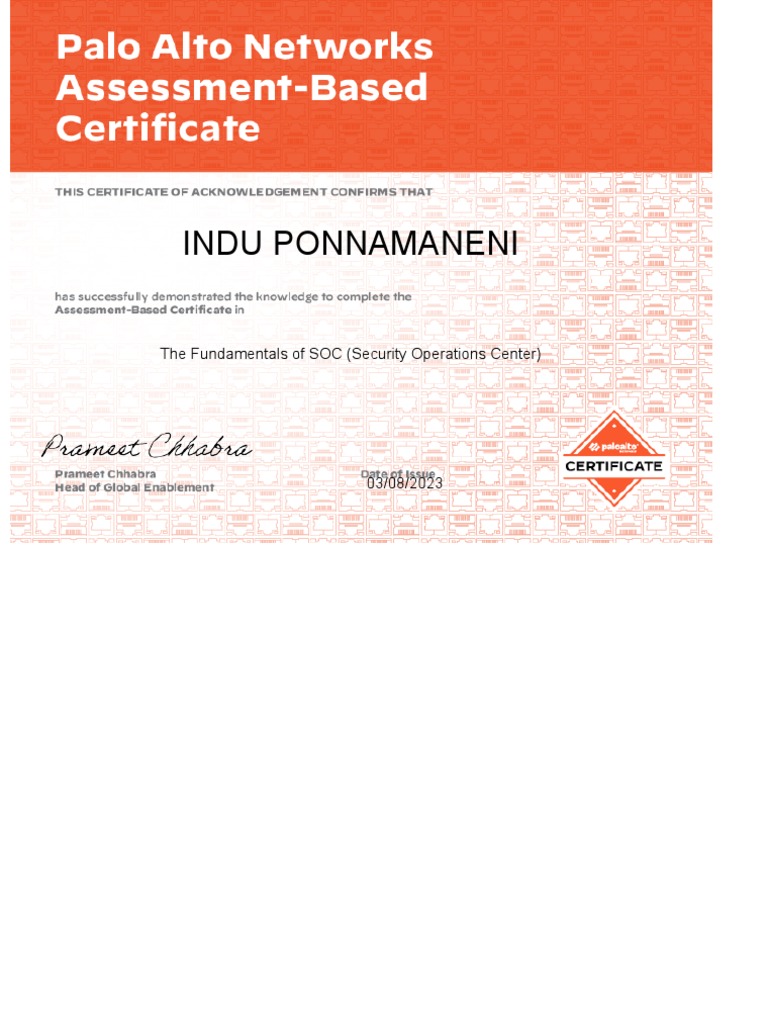 The Fundamentals of SOC (Security Operations Center) | PDF