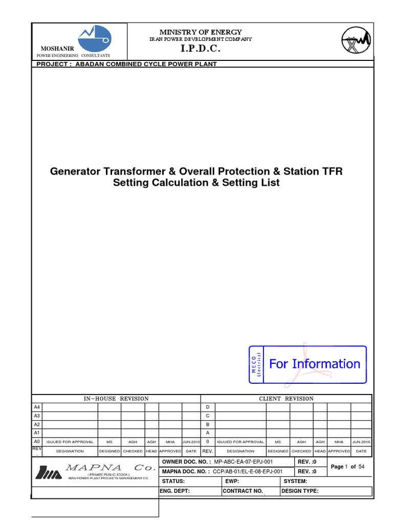 Generator Transformer & Overall Protection & | PDF | Transformer | Pow Generator Transformer & Overall Protection & | PDF | Transformer | Pow