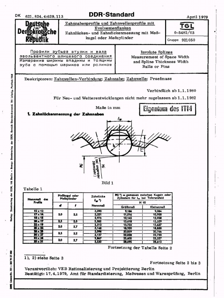Din 5482 - 3 (Ddr-Stndard | PDF