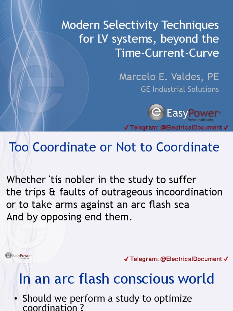 Modern Selectivity Techniques For LV System | PDF | Fuse (Electrical)