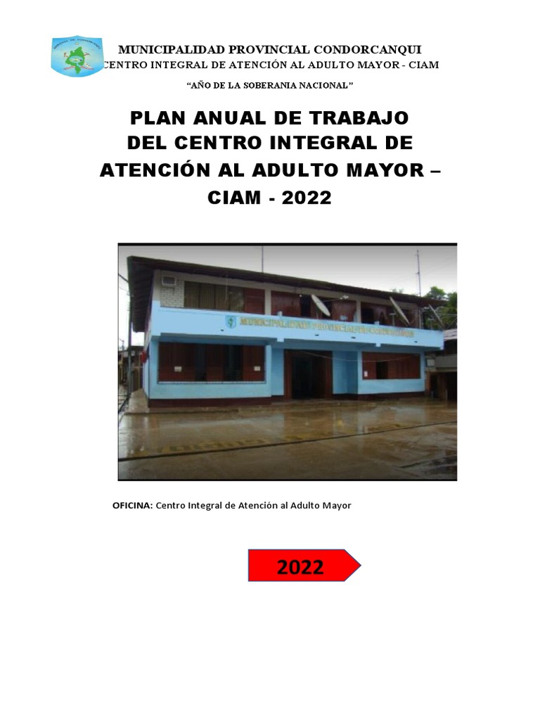 Plan de Trabajo Ciam 2022 - 2.1 | PDF