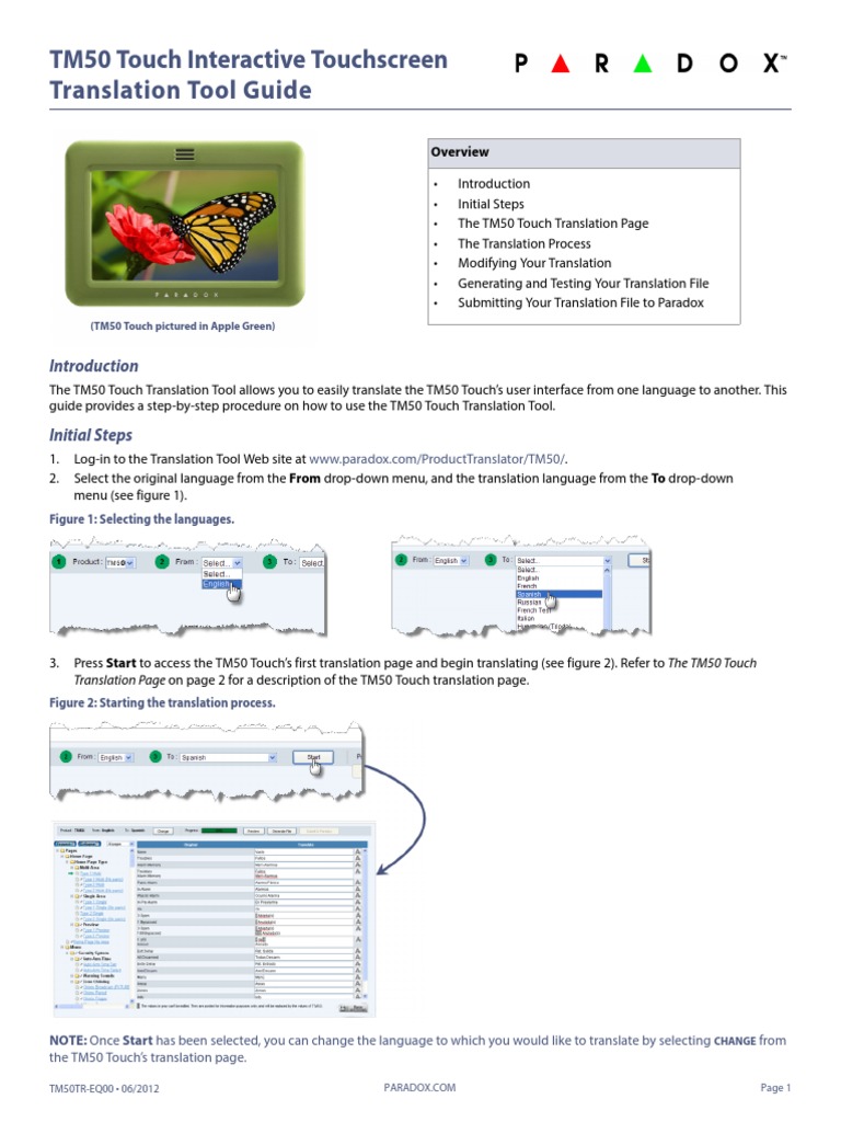 TM50TR | PDF | Menu (Computing) | Computer File