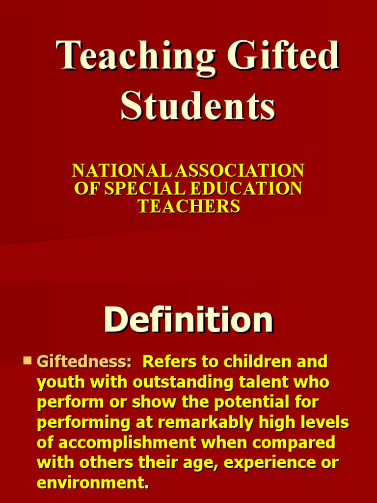 Teaching Gifted Children 02 | PDF | Intellectual Giftedness | Gifted ...