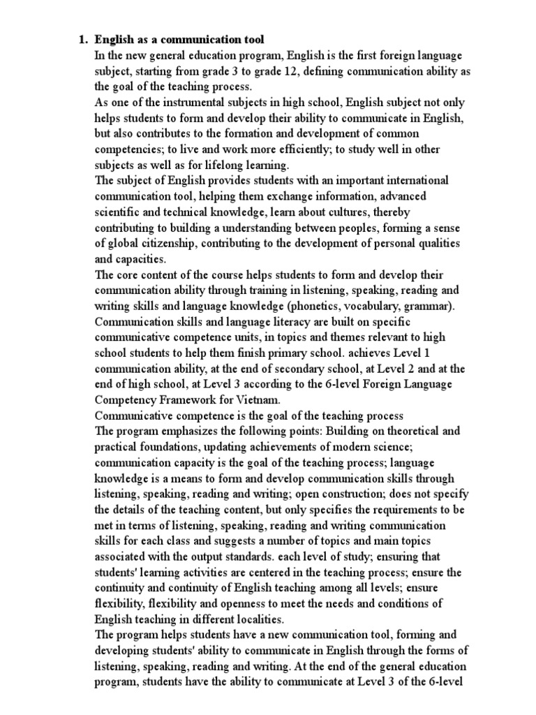 Module 1B Performance English | PDF | Communication | Schools