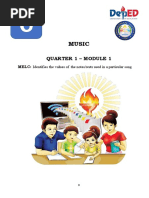 Grade 6 Music Module 1 Quarter 1-Notes and Rest | PDF | Rhythm | Music ...