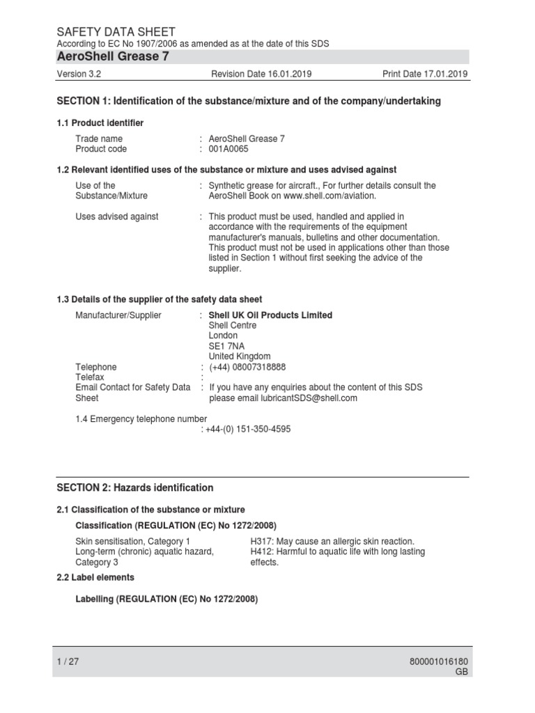 7CTG SD EU EN safetyDataSheet Sds 8799831064580 0 1 | PDF | Personal Protective Equipment ...