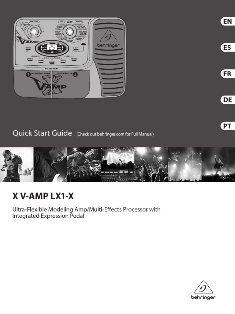 Behringer LX1-X Quick Start Guide | PDF | Ingenieria Eléctrica | Equipo ...