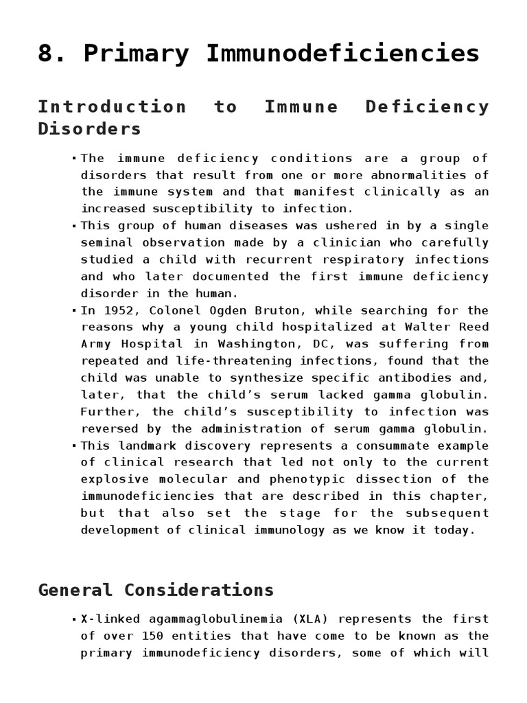 primary-immunodeficiencies-2.pdf | PDF | T Cell | Immunodeficiency