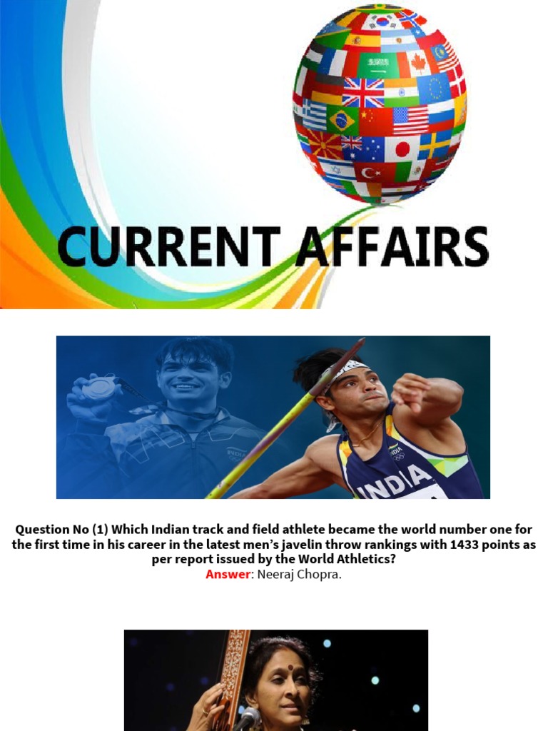 Current Affairs 1 | PDF