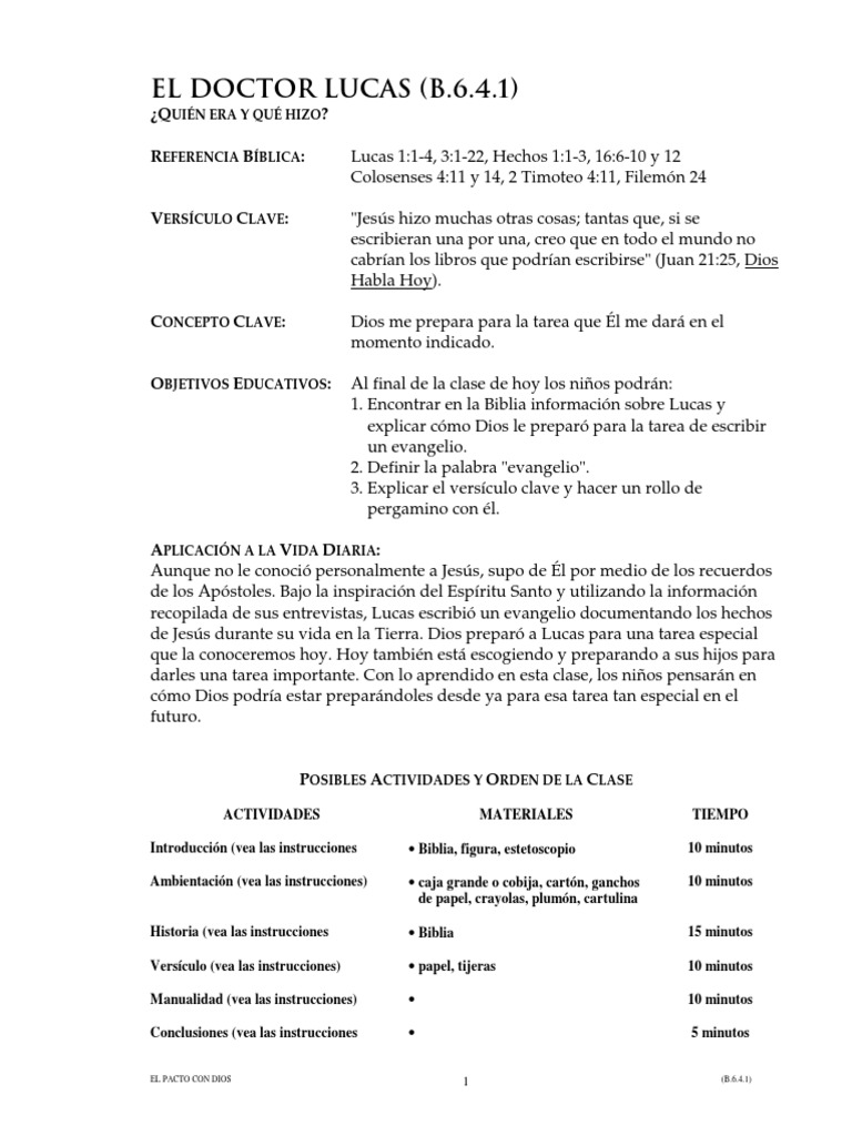 El Doctor Lucas | PDF | Evangelio De Lucas | Jesús
