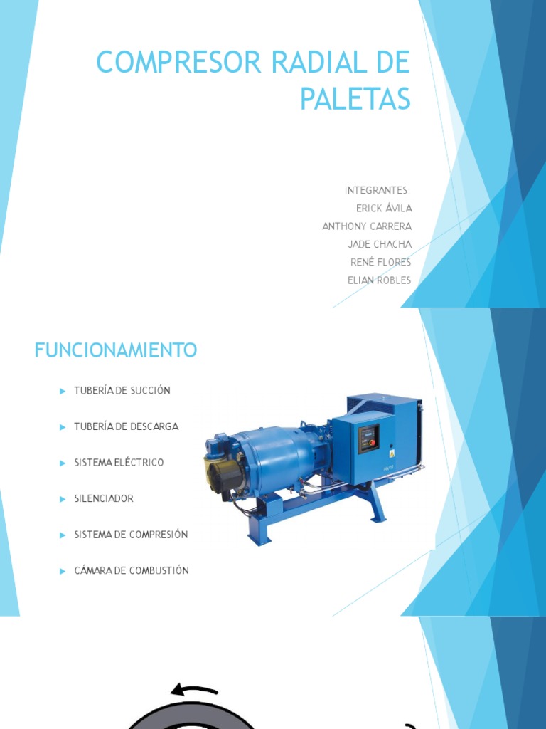 Compresor Radial de Paletas 3 | PDF | Ingeniería mecánica | Tecnología ...