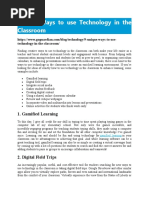 Blendspace Quick Start Guide | PDF | Educational Technology | Pedagogy