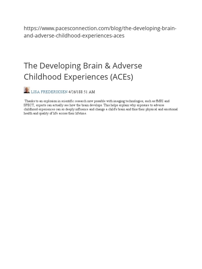 The Developing Brain | PDF | Neuron | Brain