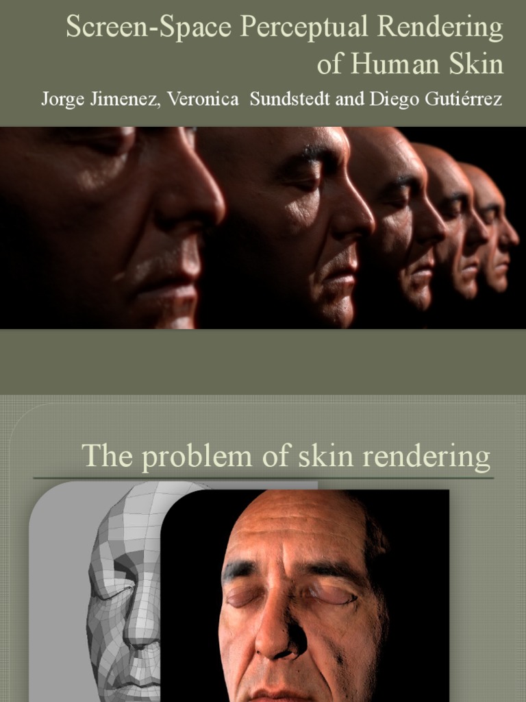5S-Screen Space Perceptual Rendering of Human Skin | PDF | Texture ...