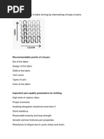 Knitted Loop Structure and Notations | PDF | Knitting | Textiles