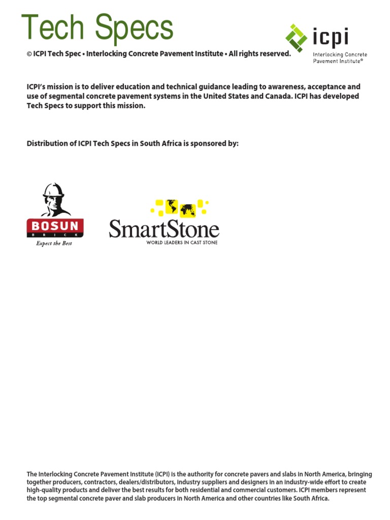 Bedding Sand Selection For Interlocking Concrete Pavements in Vehicular ...
