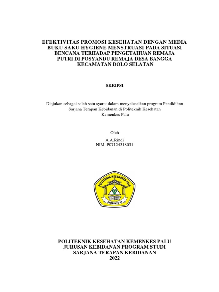 A.A.Rindi Skripsi Buku Saku Desa Bangga | PDF