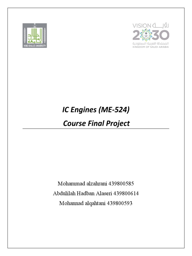 IC Report | PDF | V6 Engine | Vehicle Parts