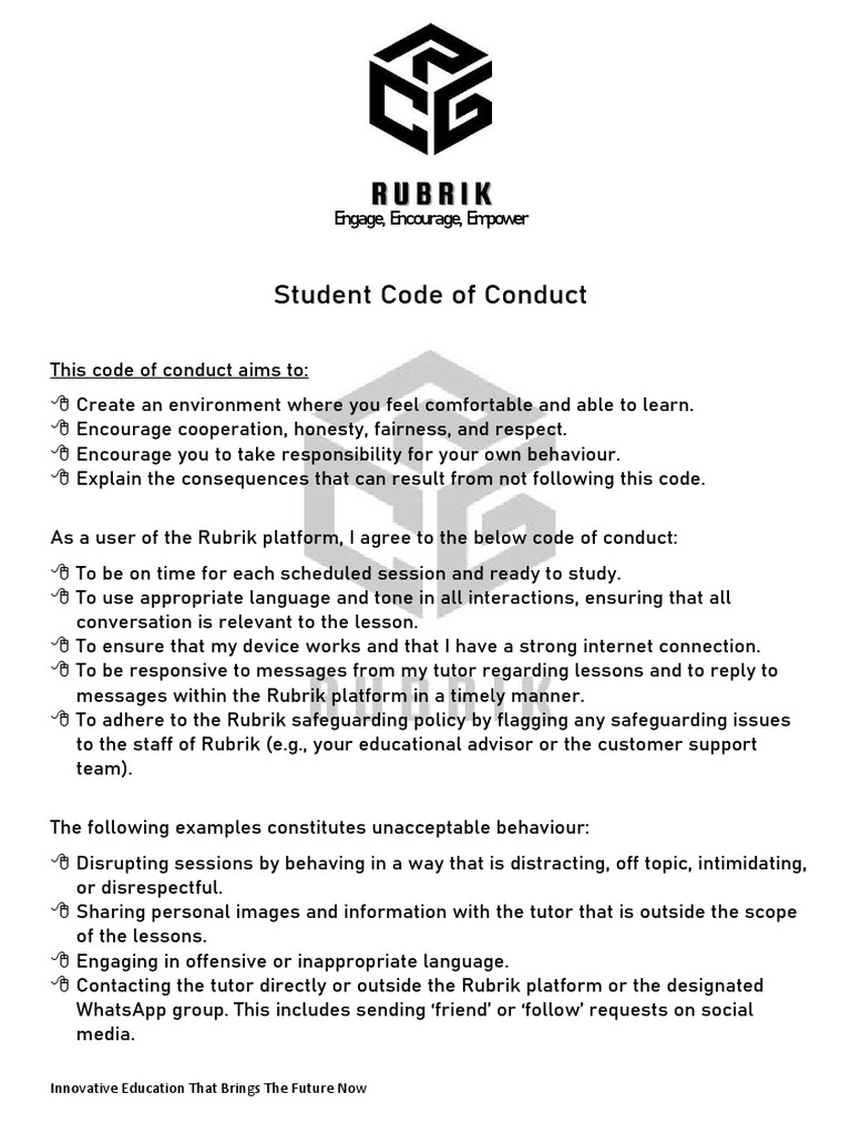 Code of Conduct | PDF | Communication