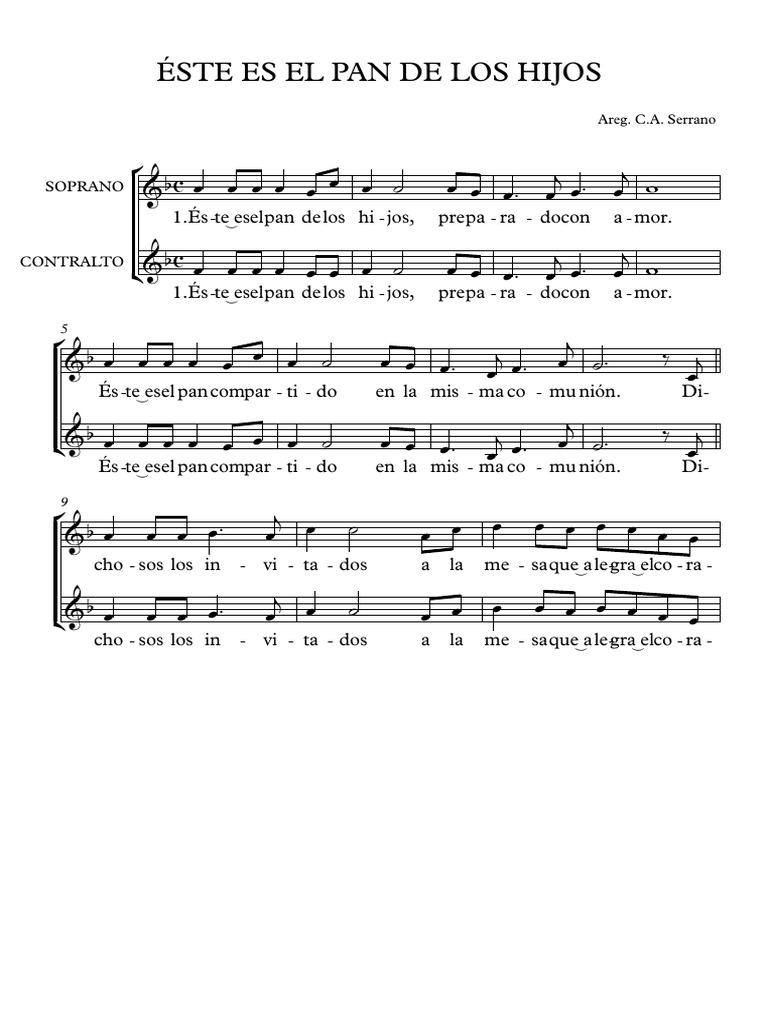 Este Es El Pan de Los Hijos | PDF