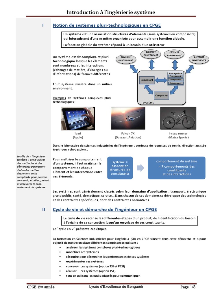 Systèmes Pluri-Technologiques en CPGE | PDF | Responsabilité sociétale ...