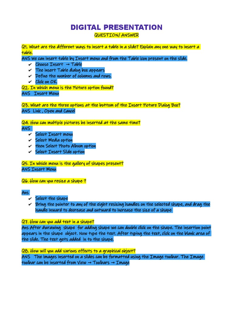 Qa Digital Presentation PDF | PDF