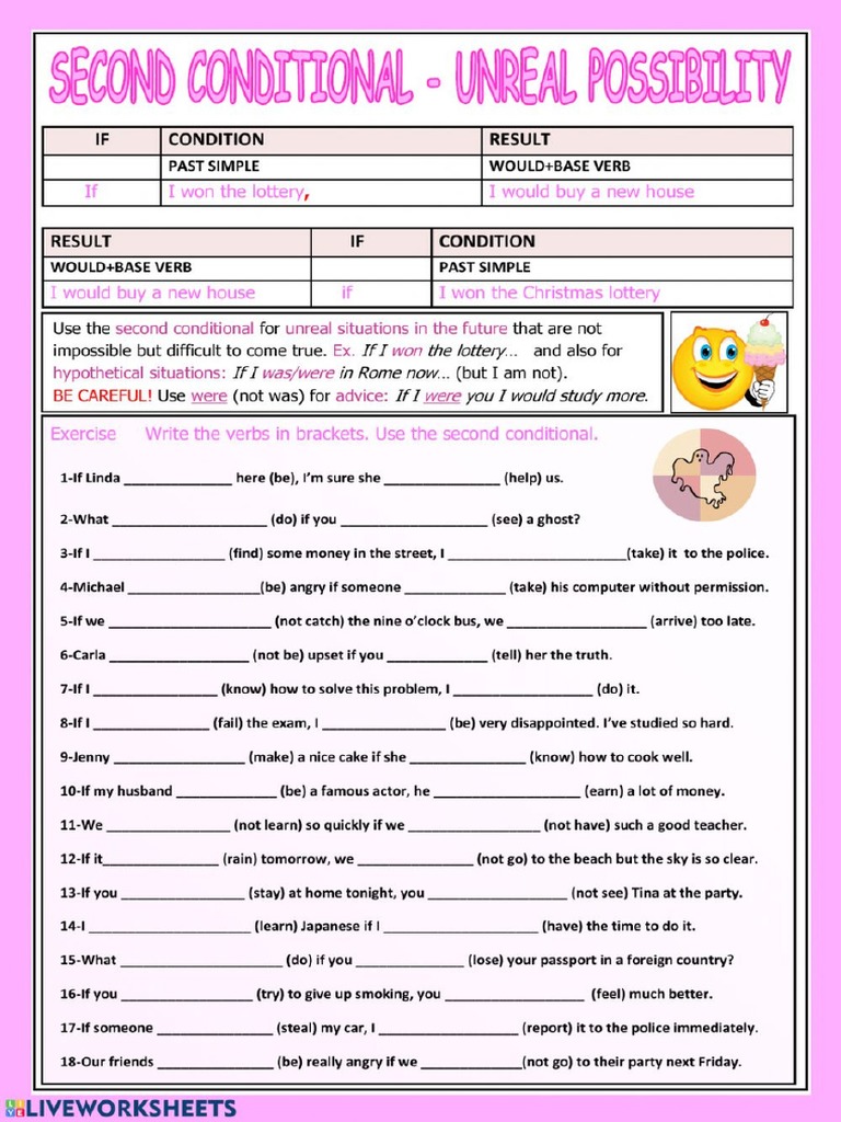 Second Conditional Exercises | PDF