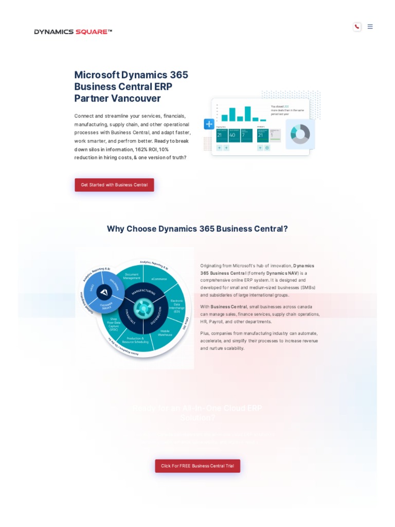 Dynamics 365 Business Central Solutions | PDF | Enterprise Resource ...
