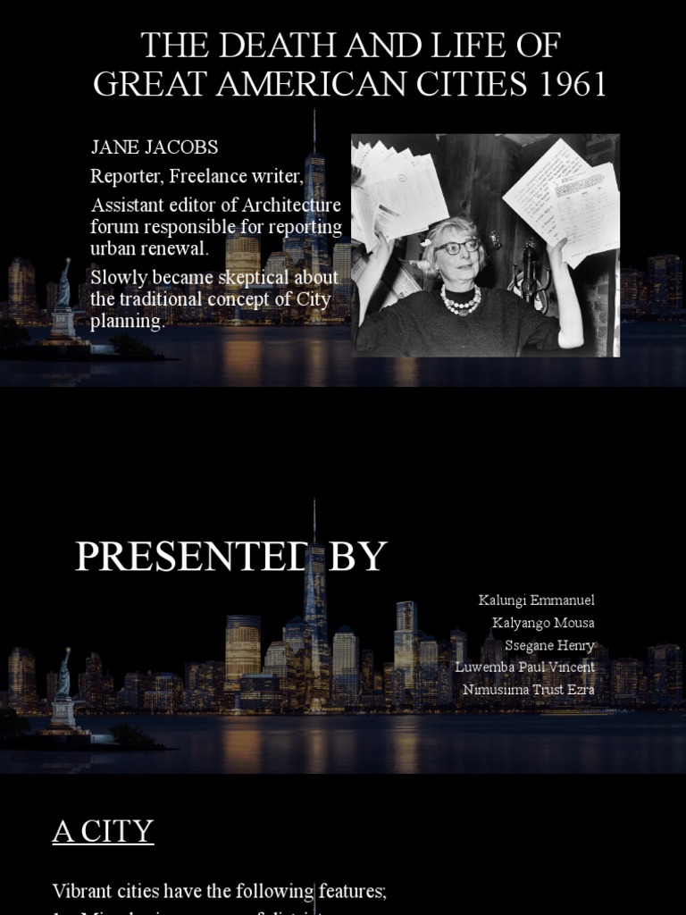 The Death and Life of Great American Cities-1 | PDF | Slum | Urban Renewal