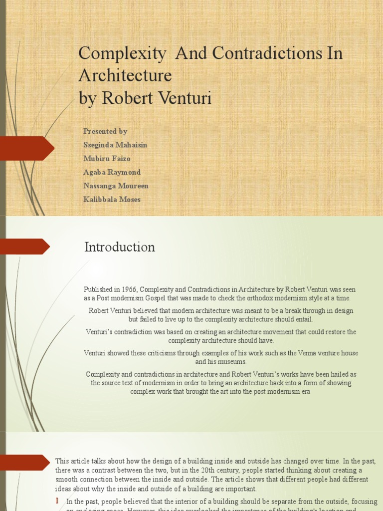 Complexity__And_Contradictions_In_Architecture-1[1] | PDF | Modernism ...